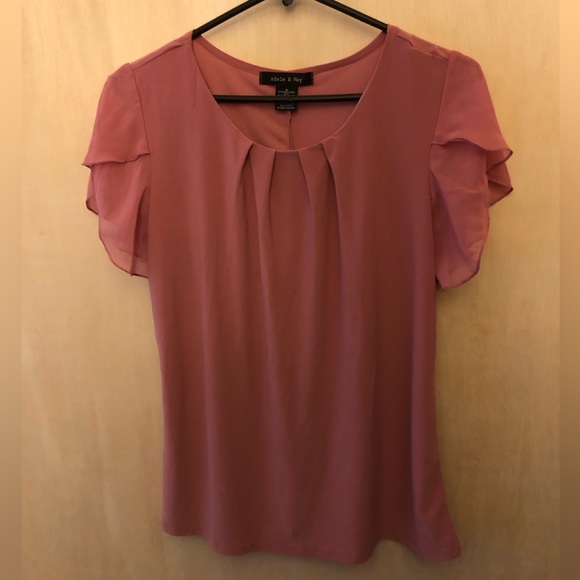 Adele & May | Tops | Adele May Pink Blouse Top | Poshmark